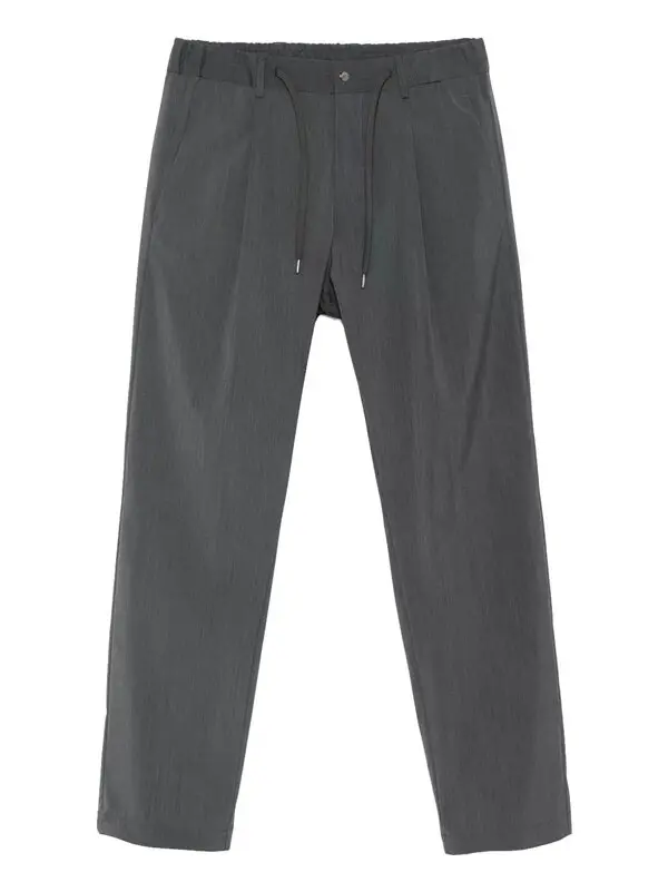 Herno Pleat-detail Trousers - Grey