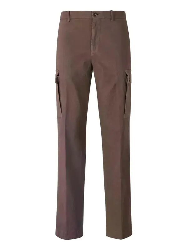 BERWICH Twill Cargo Pants - Brown
