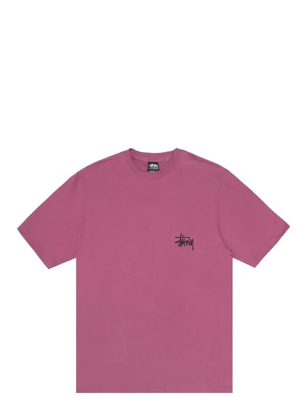 StÜssy Basic T-shirt 'berry - Red
