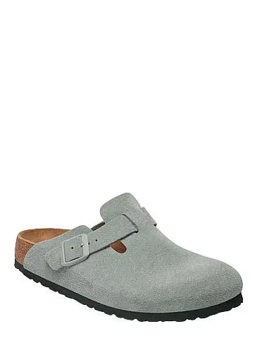 Pink Birkenstock Boston Soft Footbed Clog - Green