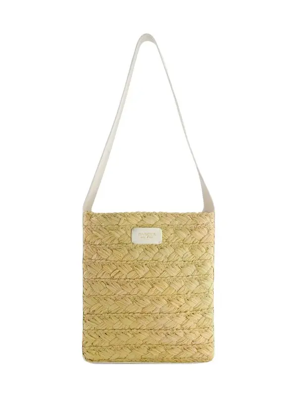Giambattista Valli Raffia Beach Bag - Neutrals