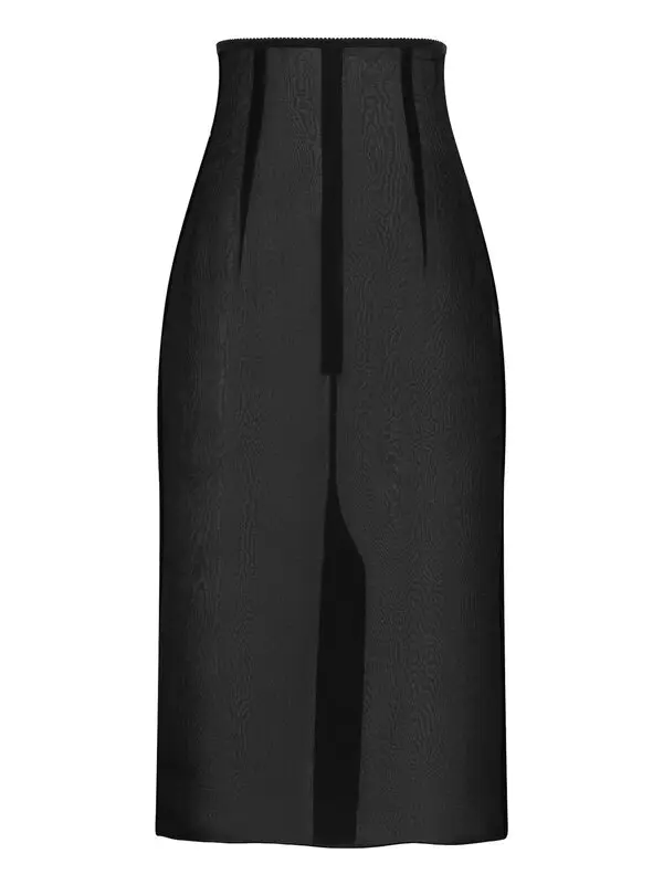 Dolce & Gabbana Chiffon Voile Calf-length Skirt - Black