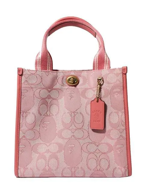 COACH X Bape Canvas Tote 22 - Pink
