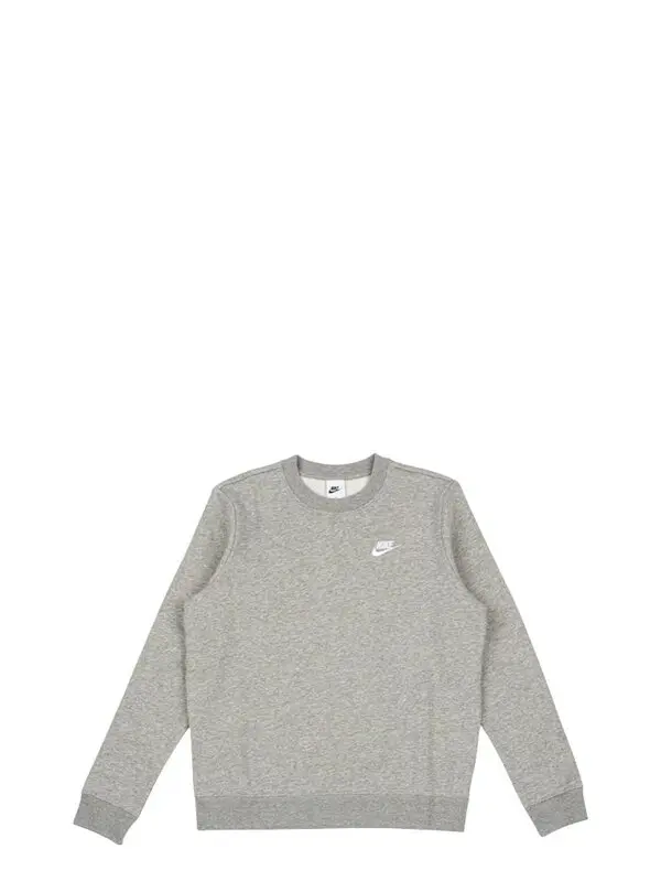 Nike Club Fleece Crewneck Sweatshirt - Dark Grey Heather