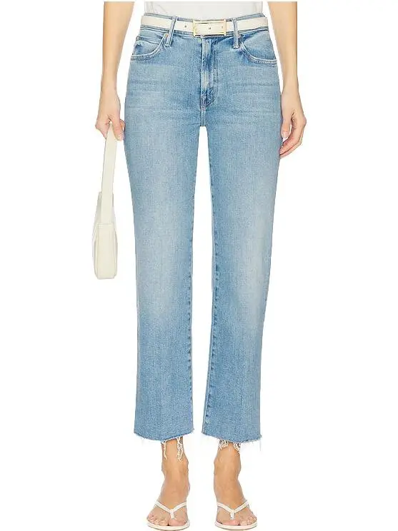 MOTHER The Kick It Ankle Fray Jeans - Can You Dig It?