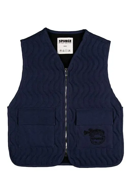 SPUNGE X Salehe Bembury Lowtide Vest - Indigo Evening
