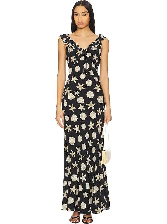 Saylor Gali Maxi Dress - Black
