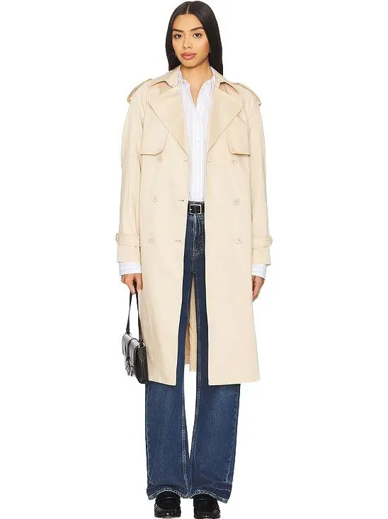 Soia & Kyo Fabiola Trench Coat - Almond