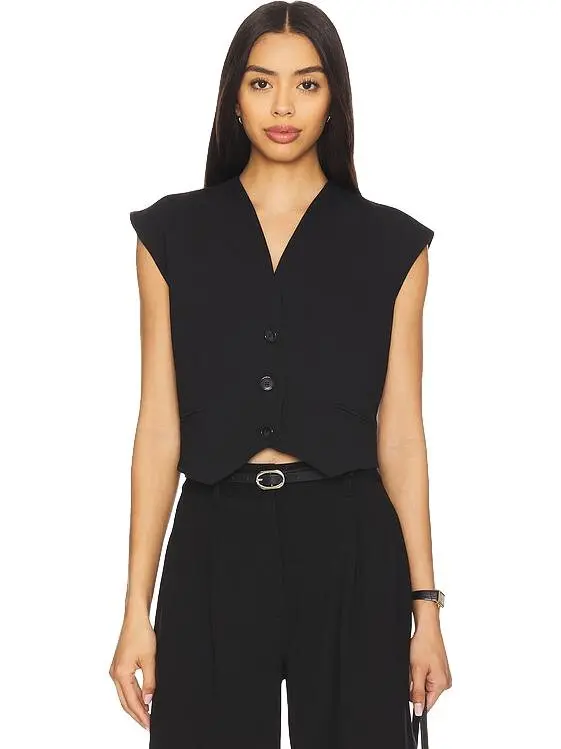 Fiorucci Embroidered Vest - Black