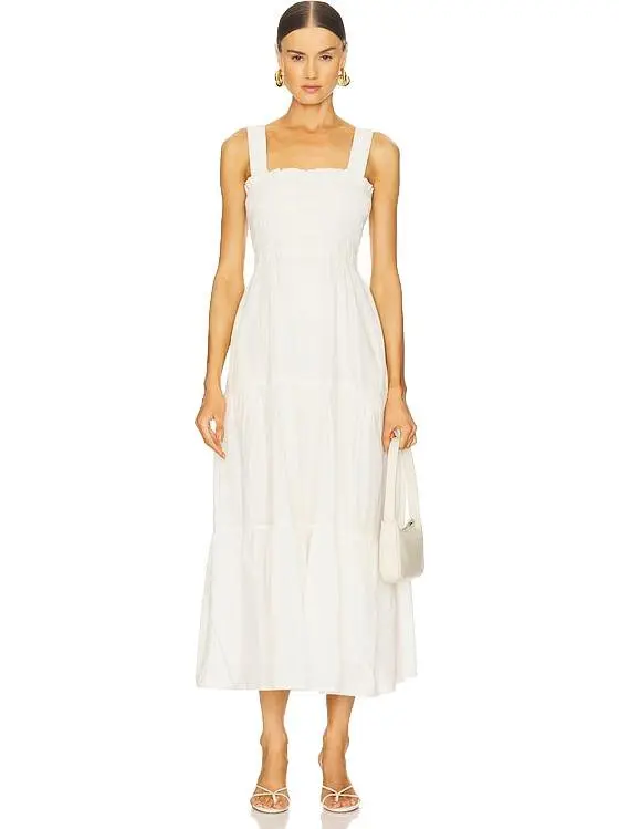 Seafolly Faithful Midi Dress - Ecru