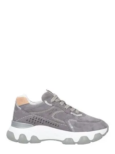 Hogan Soft Leather Sneakers - Grey