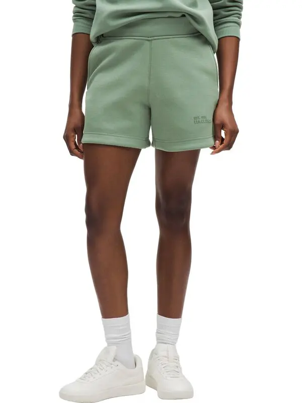 Lululemon Heavyweight Fleece Sweatshort - Grey Eucalyptus