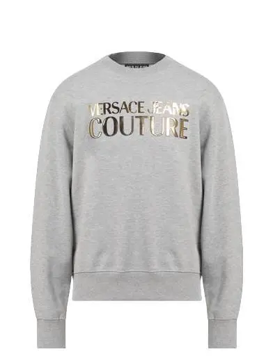Versace Sweatshirt In Cotton, Polyester, And Elastane - Grey