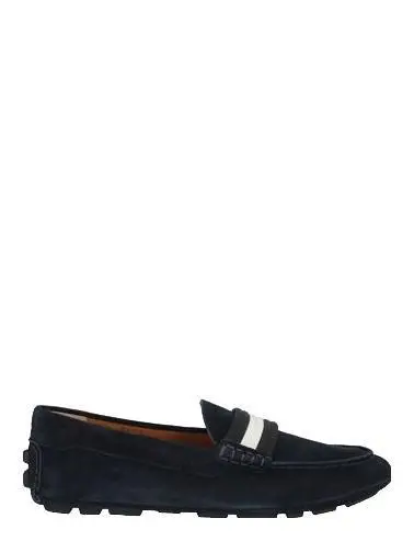 Bally Loafers In Dark Calfskin - Blue