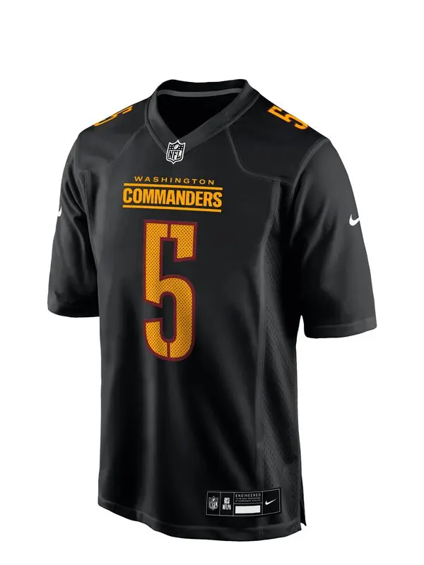 Nike Jayden Daniels Washington Commanders Nfl Game Fashion Jersey - Black