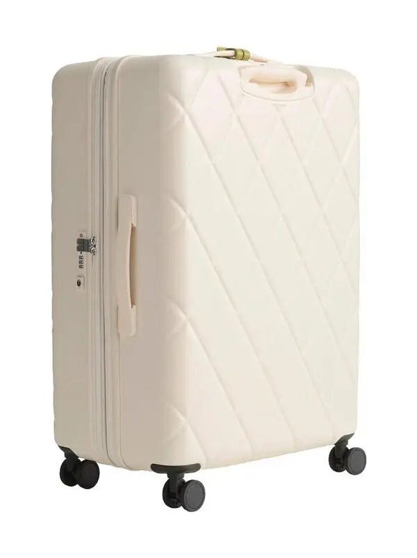 VERA BRADLEY 29" Adair Spinner Rolling Luggage - White