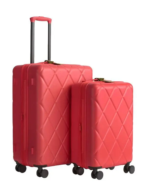 VERA BRADLEY Nested 2-piece Luggage Set - Red