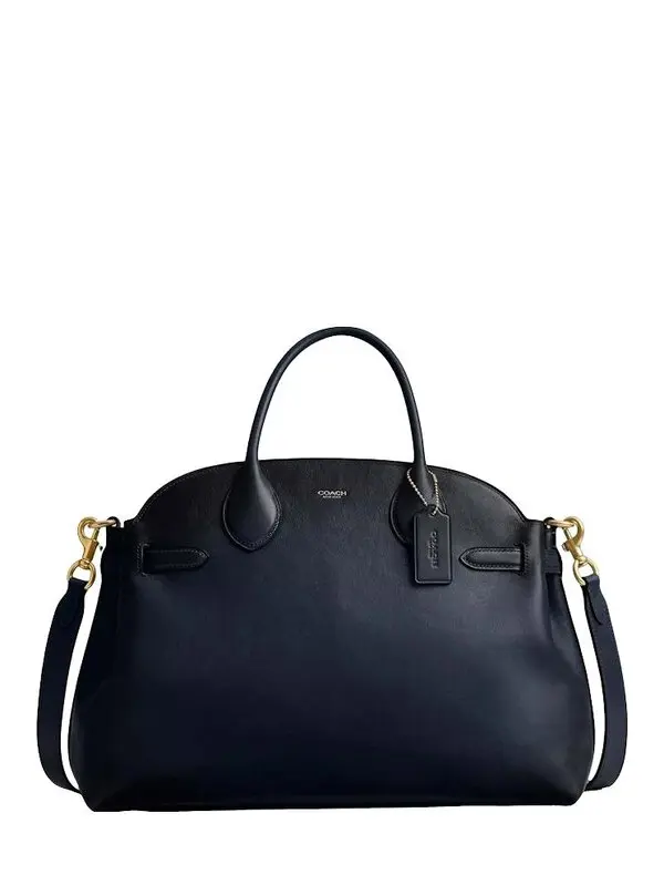 COACH Soft Empire Carryall 40 - Brass/dark Navy Blue