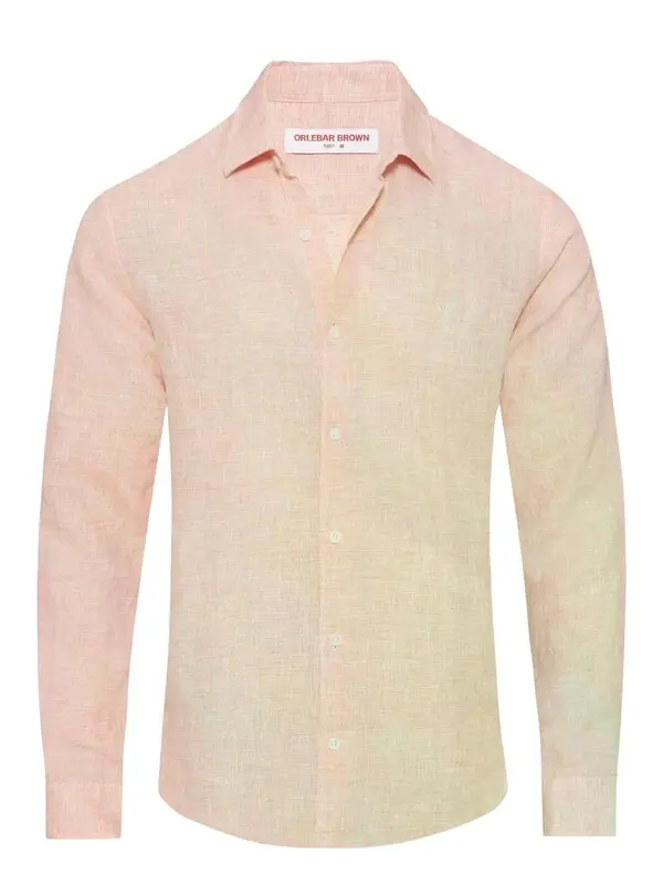 Orlebar Brown Linen Shirt - Pink