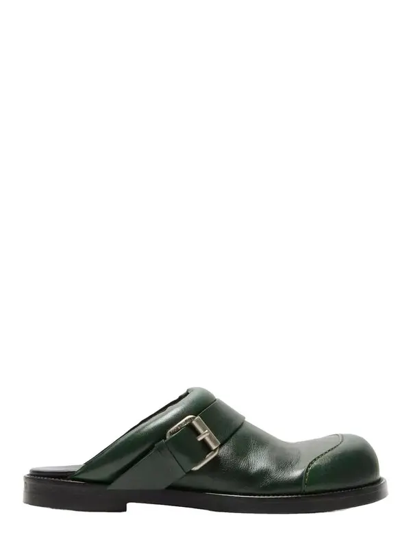 Acne Studios Leather Mules - Green