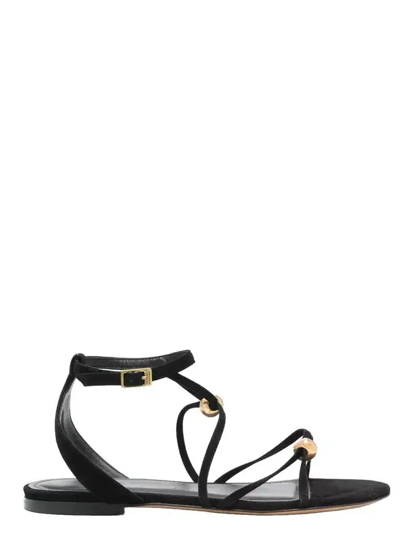 Isabel Marant Aeza Suede Sandals - Black