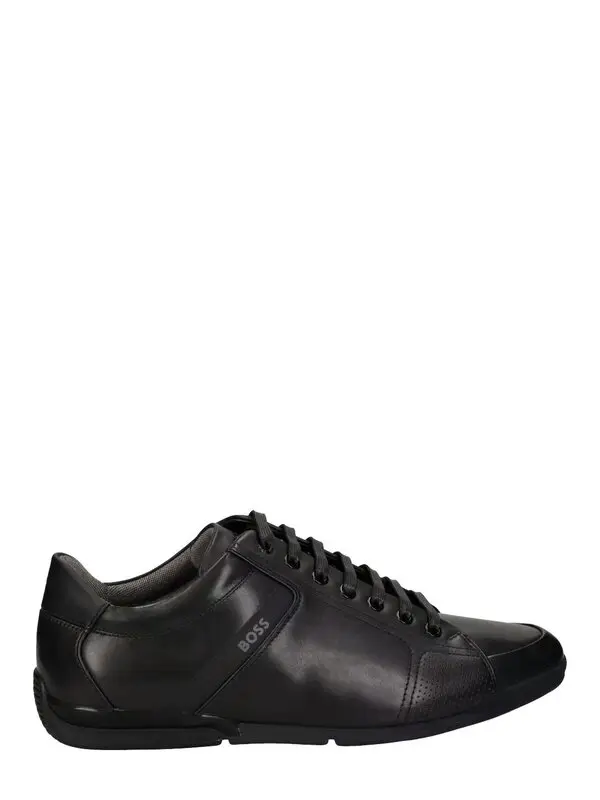 BOSS Leather Sneakers - Black
