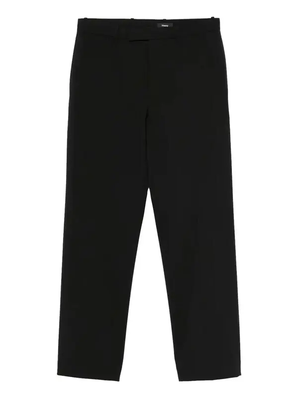 Theory Straight-leg Trousers - Black