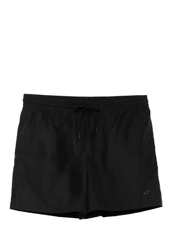 Gucci Logo-print Swim Shorts - Black