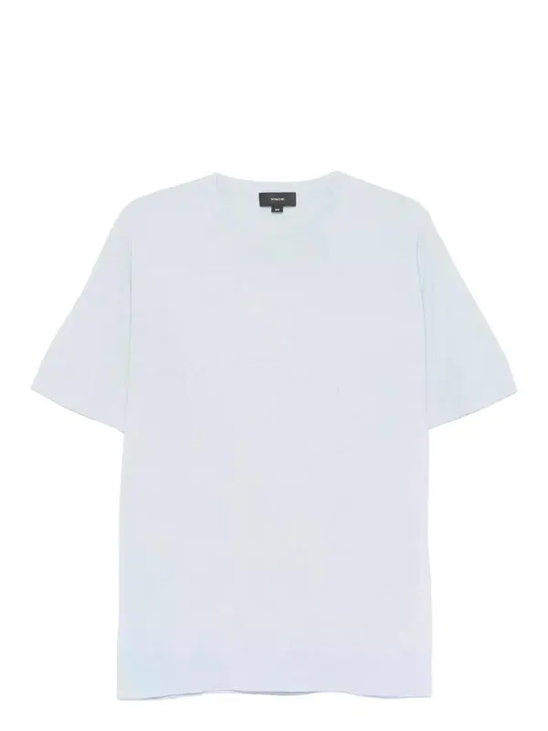 Vince Fine-knit T-shirt - Blue