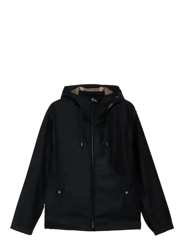 Herno Hooded Jacket - Blue