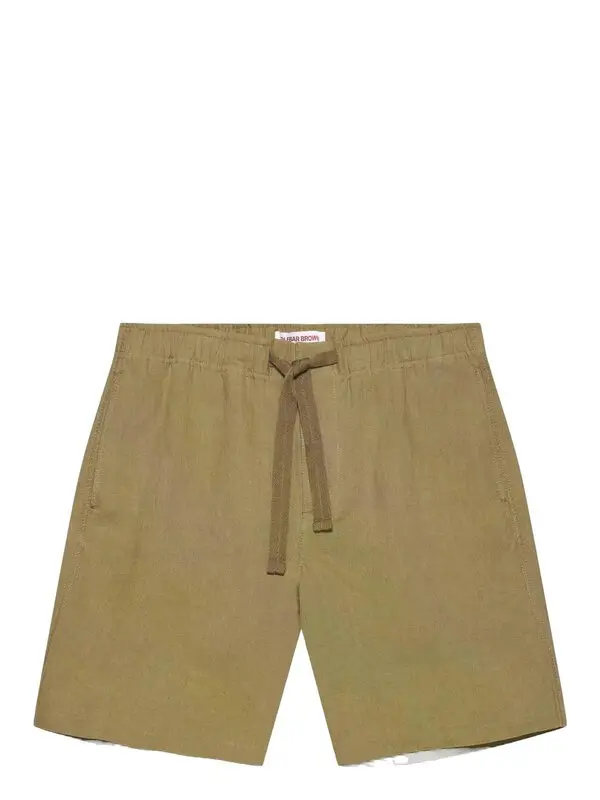 Orlebar Brown Alex Linen Shorts - Brown