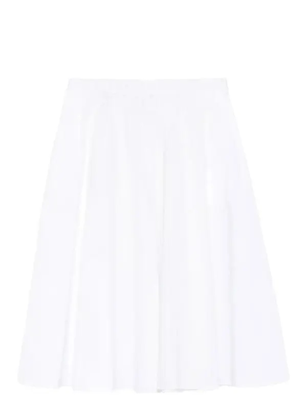 Aspesi Cotton Midi Skirt - White