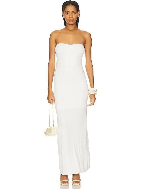 Sablyn Ella Strapless Maxi Dress - Cream