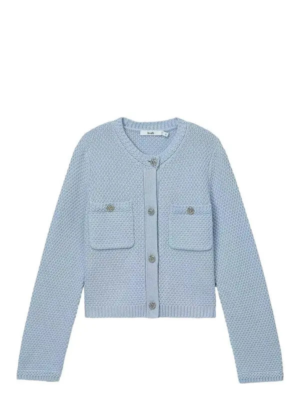 B+AB Patch Pocket Cardigan - Blue