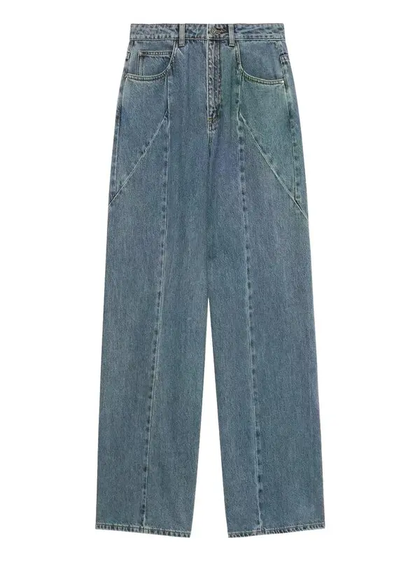 A BATHING APE Wide-leg Jeans - Blue