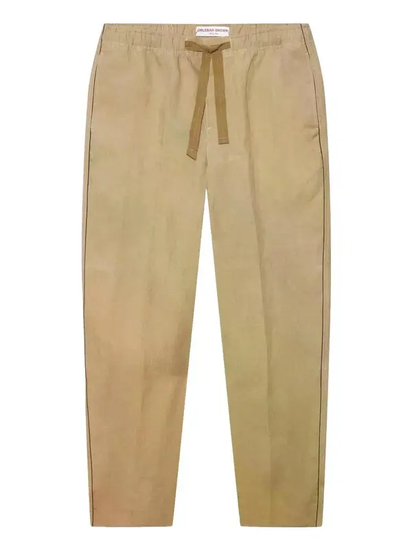Orlebar Brown Alex Linen Trousers - Neutrals