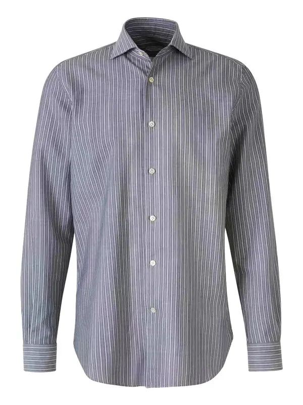 VINCENZO DI RUGGIERO Striped Shirt - Grey