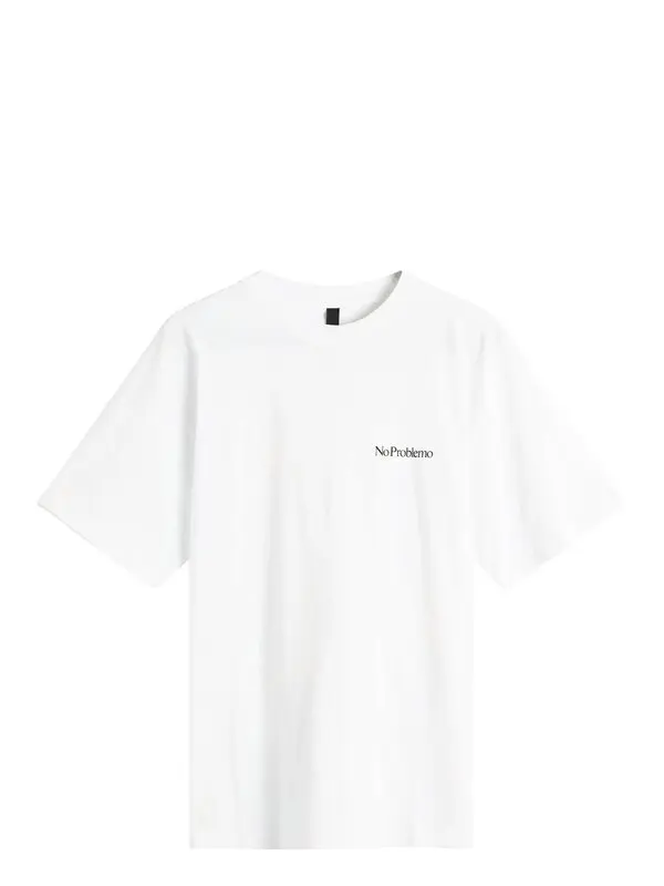 NO PROBLEMO Eau De Problemo Ss T-shirt - White