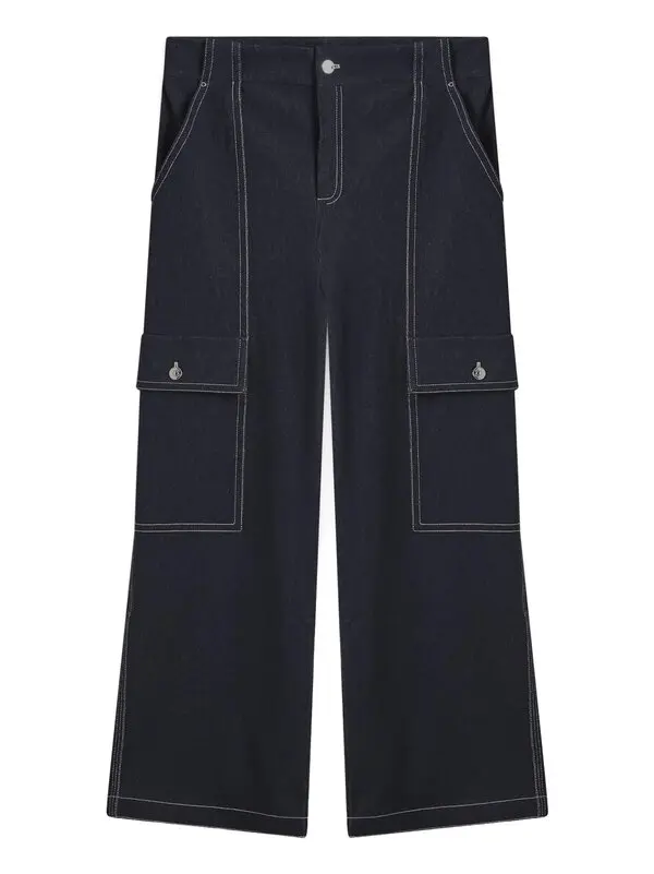 Max Mara Colle Cargo Jeans - Indigo