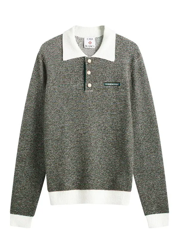 Casablanca Boucle Stripe Polo - Multi