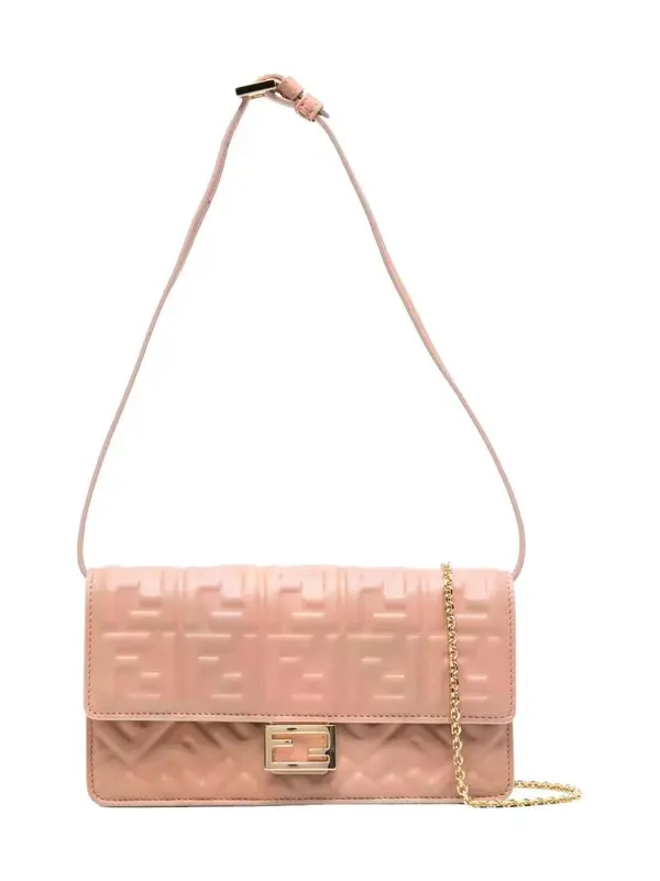 Fendi Baguette Cross Body Bag - Pink
