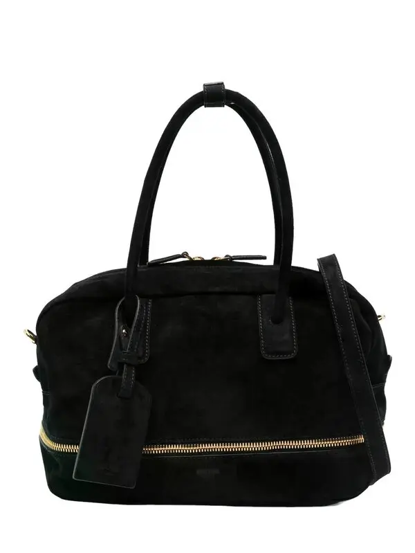Moschino Suede Tote Bag - Black