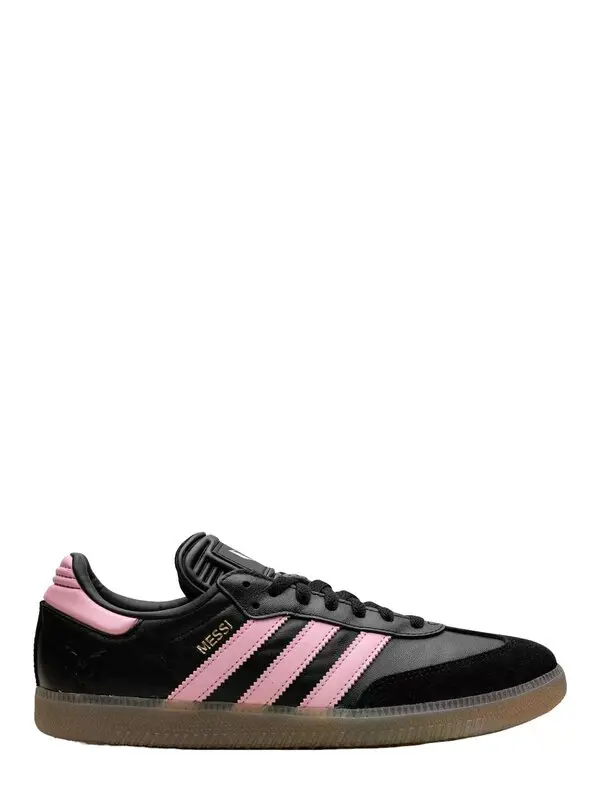 Adidas X Lionel Messi Samba Sneakers - Black