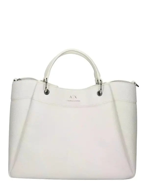 Armani Exchange Logo-print Tote Bag - White