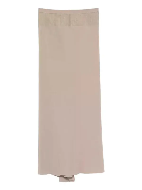Rick Owens Calf Bias Midi Skirt - Neutrals