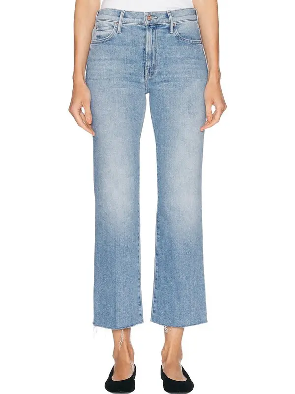 MOTHER The Kick It Ankle Fray Jeans - Can You Dig It?