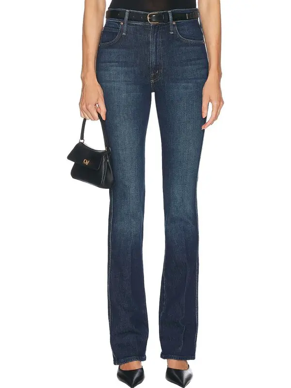 MOTHER The Mid Rise Smokin' Double Heel Jeans - Clothing Optional