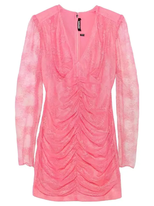 ROTATE BY BIRGER CHRISTENSEN Lace Mini Dress - Pink