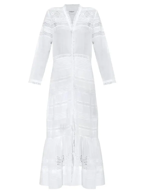 MARANT ETOILE Daniva Maxi Dress - White