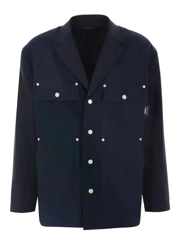 Comme Des Garçons Patch Pocket Jacket - Blue